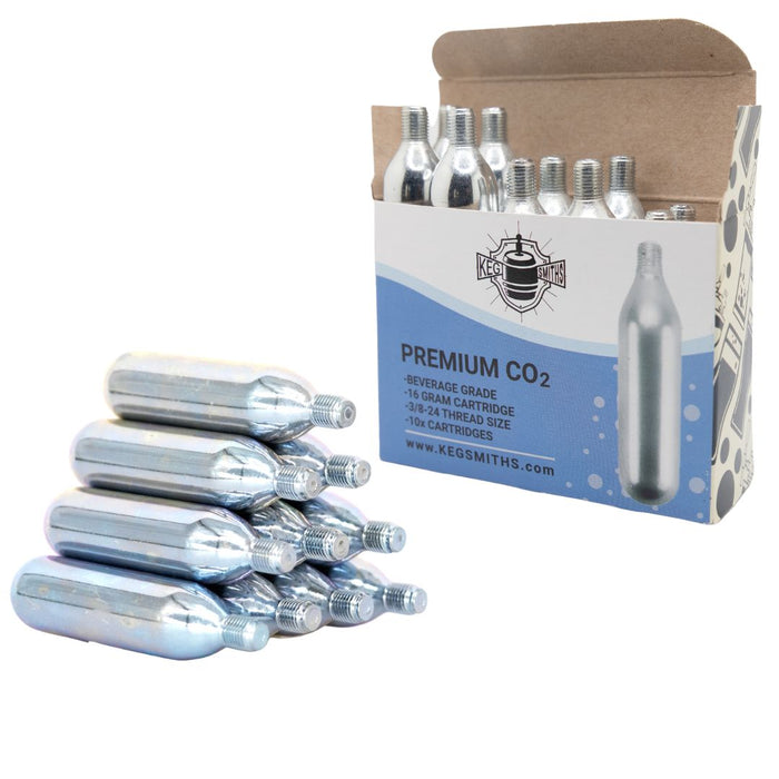 16 Gram Threaded CO2 Cartridge - Beverage Grade